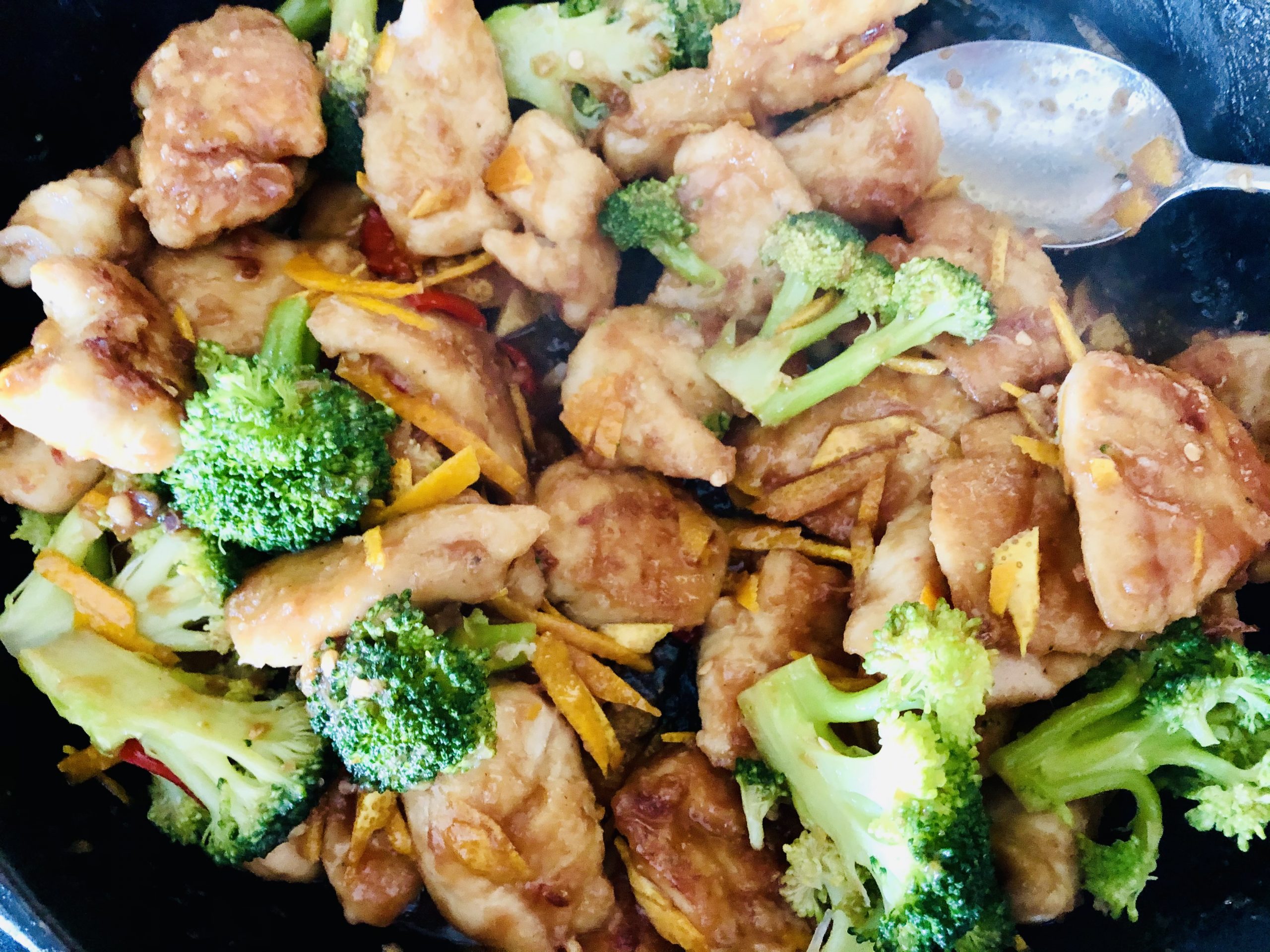 Orange Peel Chicken with Broccoli – Cupboard Diaries