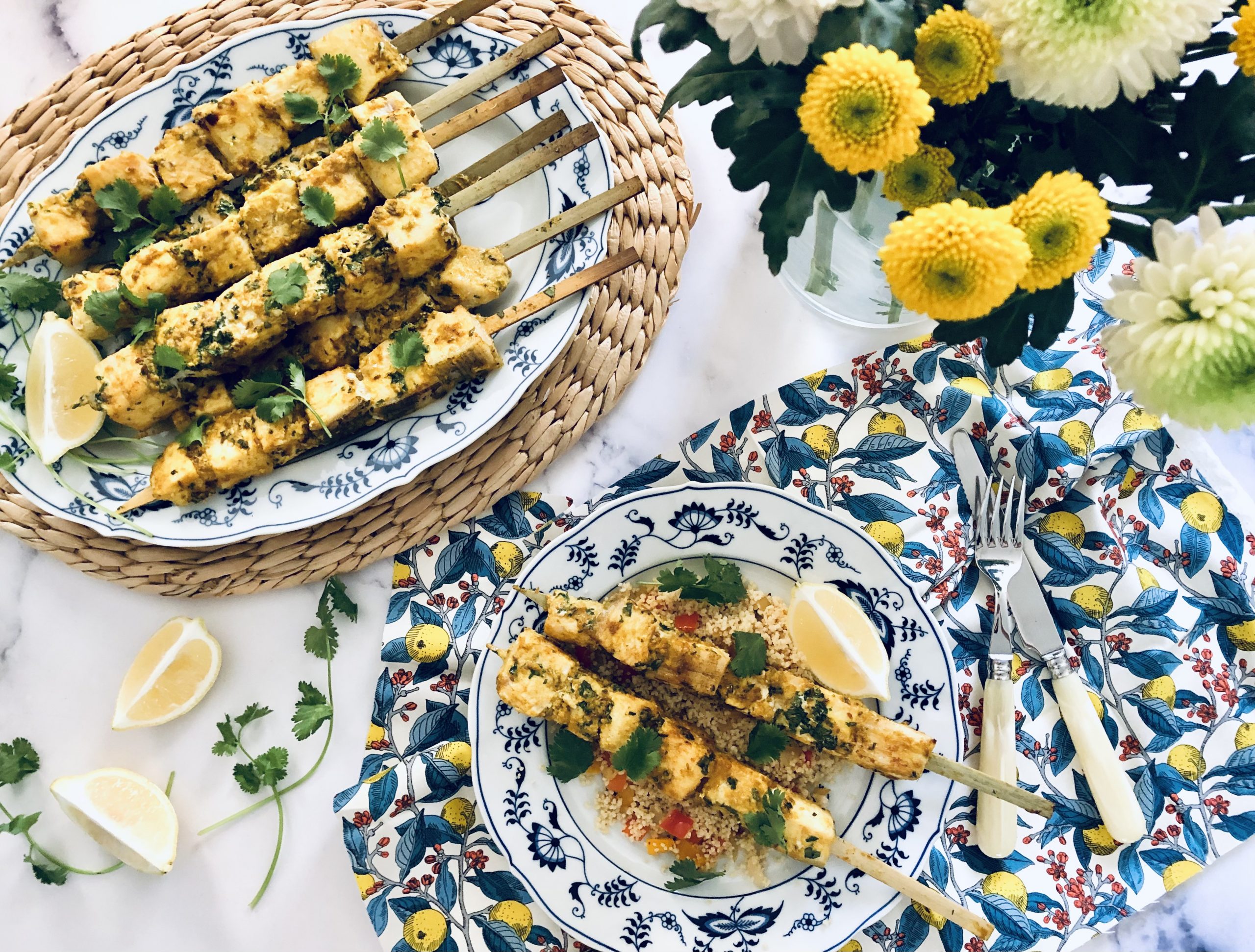 Swordfish Tandoori Skewers – Cupboard Diaries