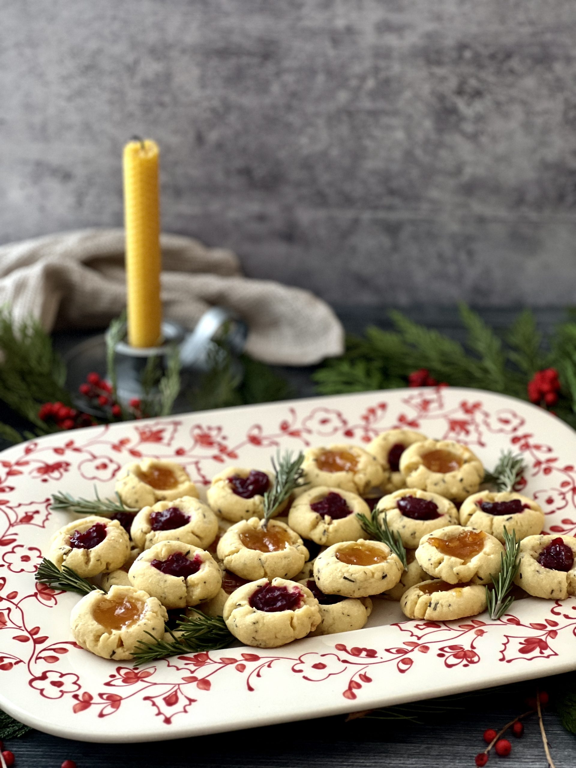 Holiday Thumbprint Cookies – Cupboard Diaries